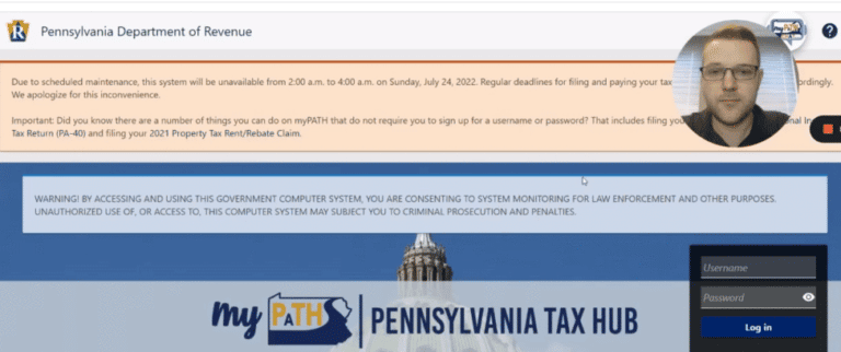 How-to Video: Making Online Tax Payments for PA with MyPATH - GYF