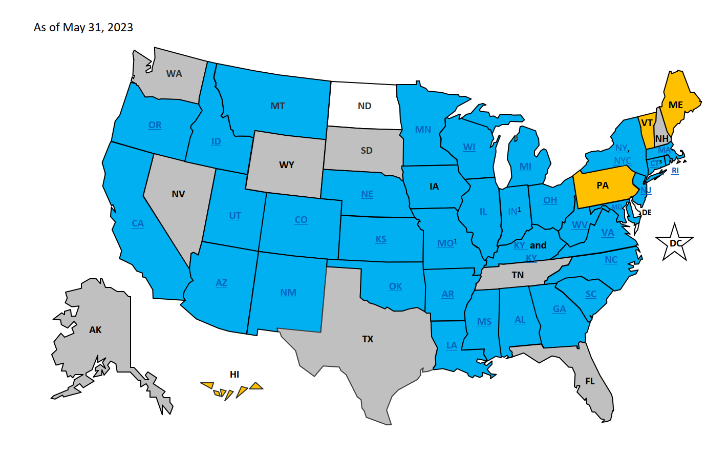 36 States Enact PTE Tax Elections with More Soon to Follow - GYF