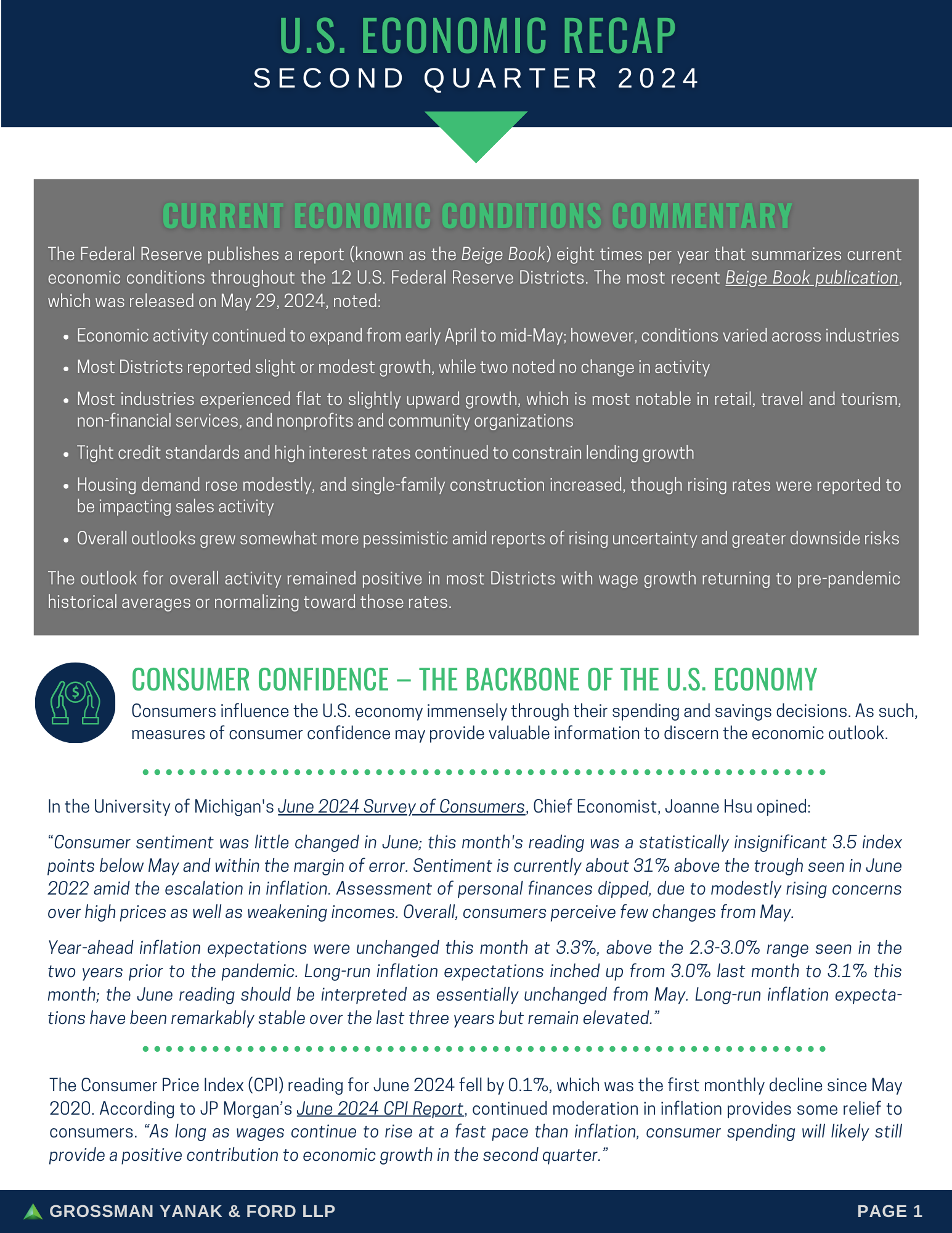 Economic Recap – Q2 2024 - GYF
